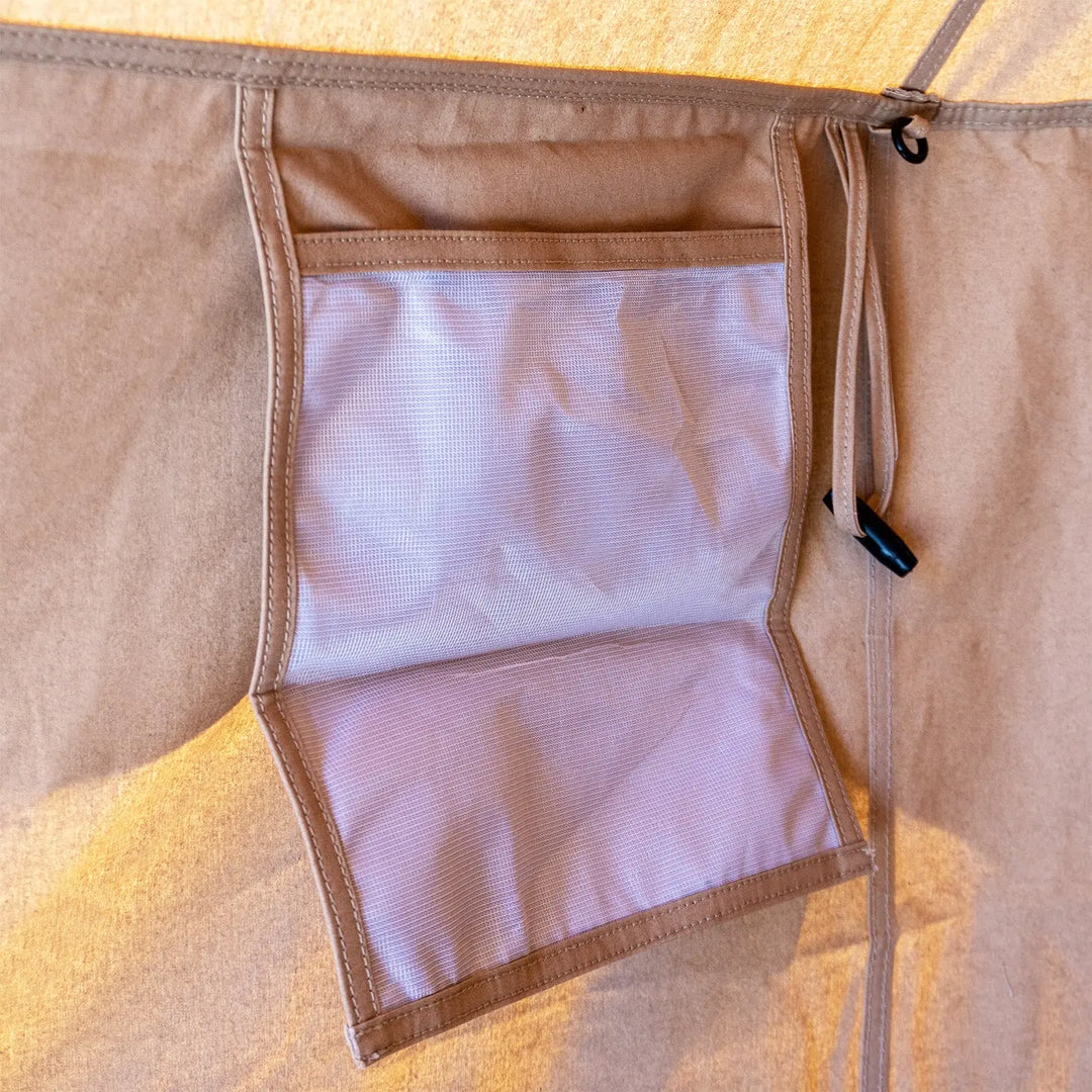 Classic Bell Tent Cotton Double Door 5m - coffee 100% cotton – Boutique ...