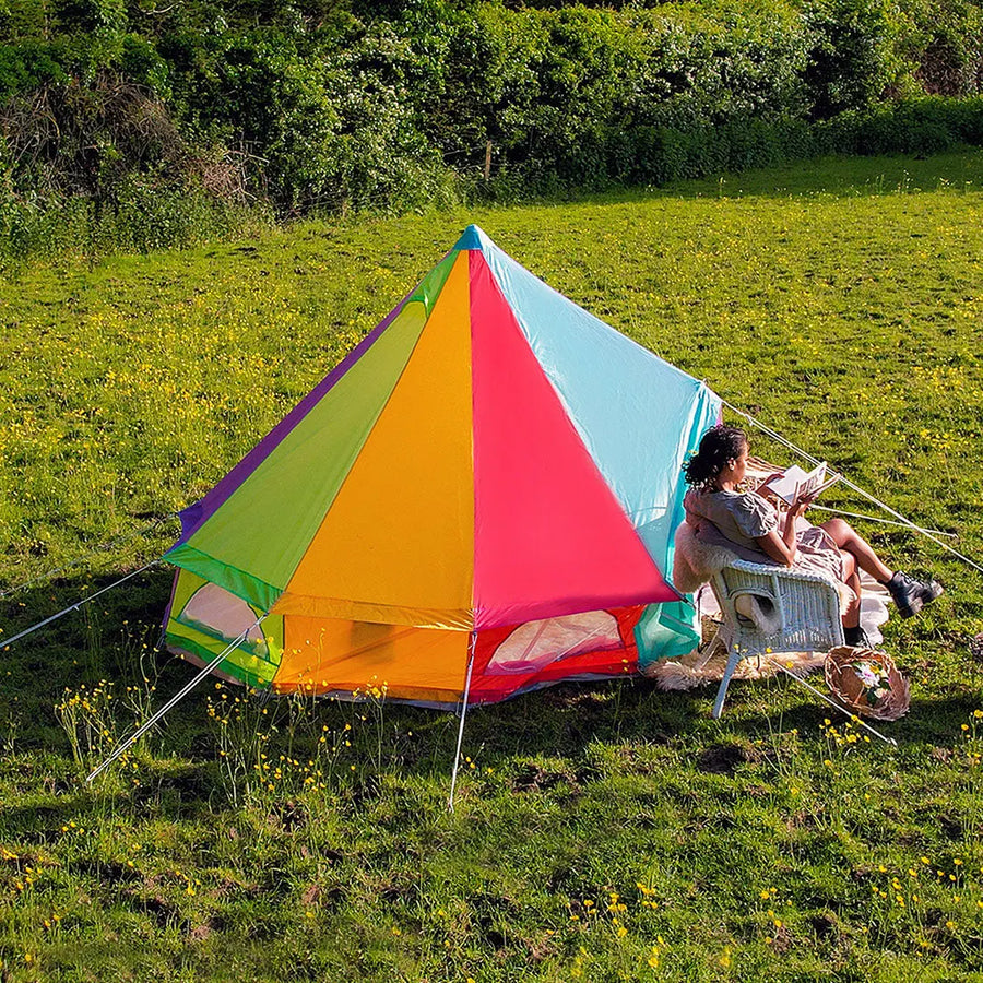 Multicolour Classic Bell Tent - Boutique Camping