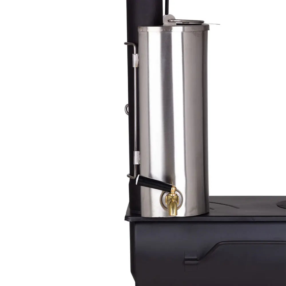 Woodburning Stove Water Heater – Boutique Camping