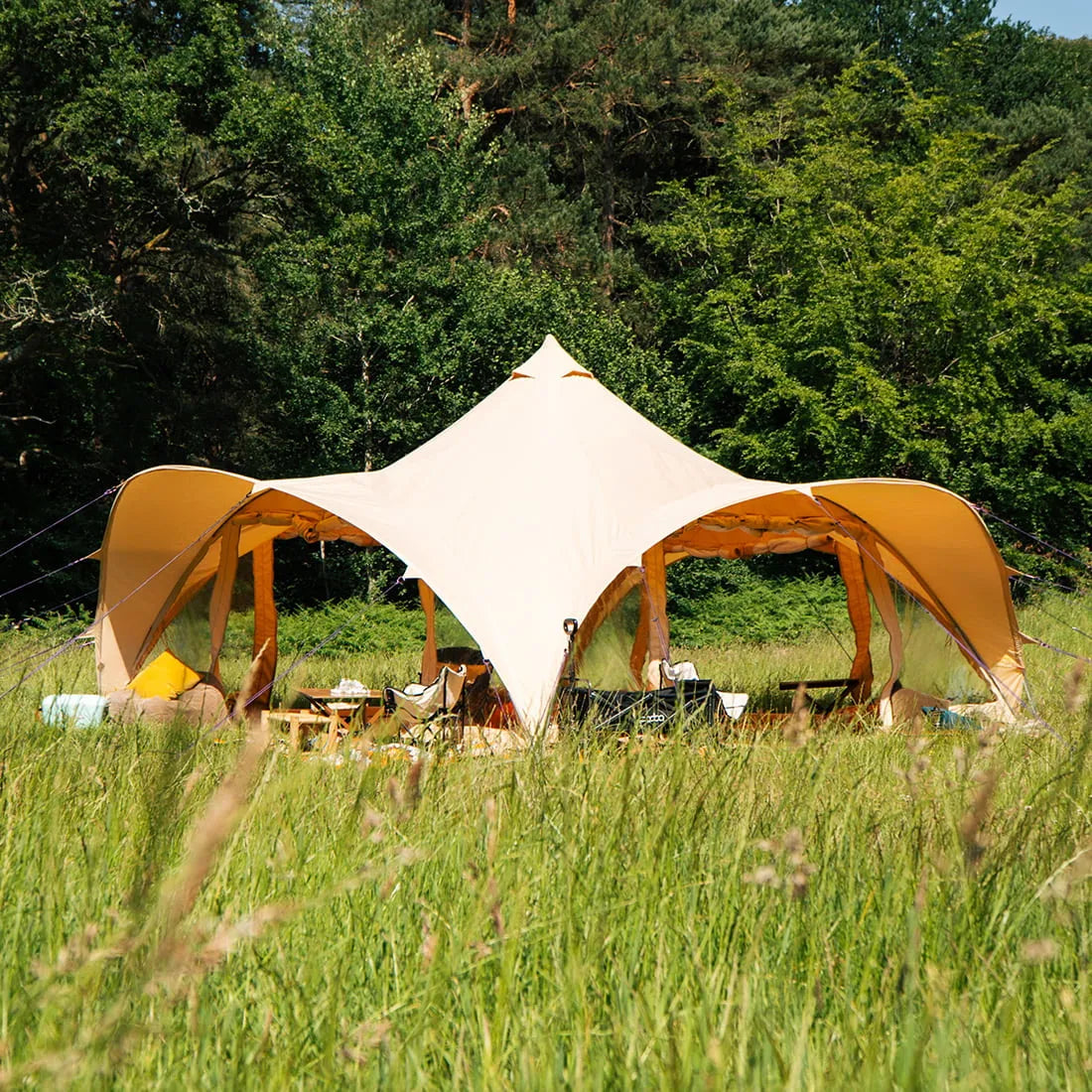 Phoenix Tent - 5m Sandstone - Polycotton Lite 200gsm - Boutique Camping